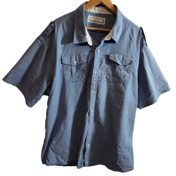 PD&C | Shirts | Pd C Stretch Classic Fit Button Down Short Sleeve Shirt ...